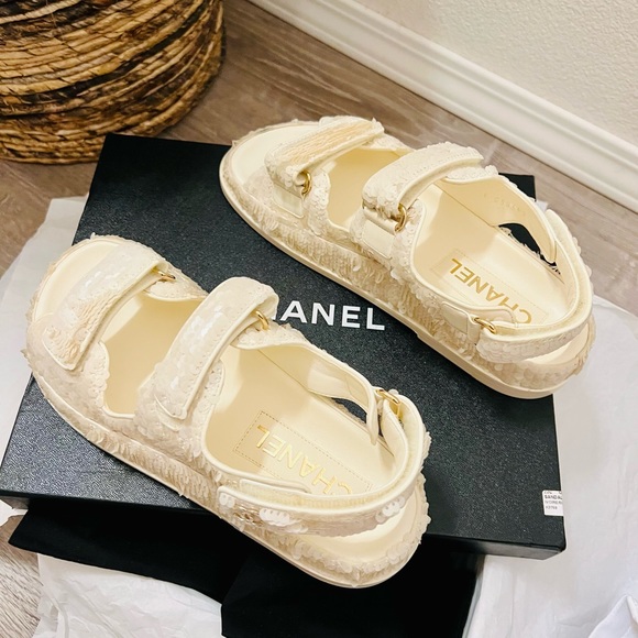 CHANEL | Shoes | Chanel Dad Sandals | Poshmark